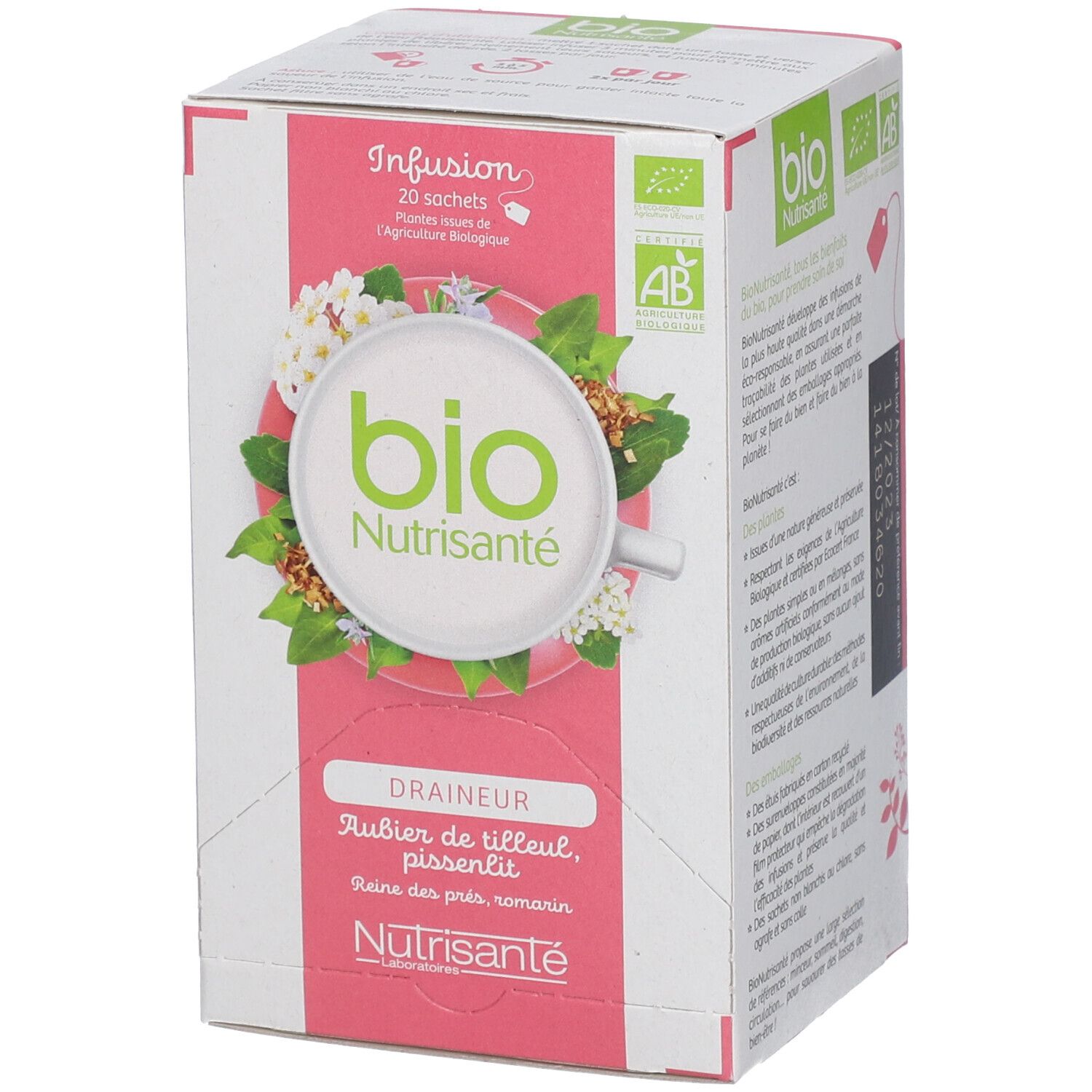 Infusie Bio Drainage 20 St - Farmaline