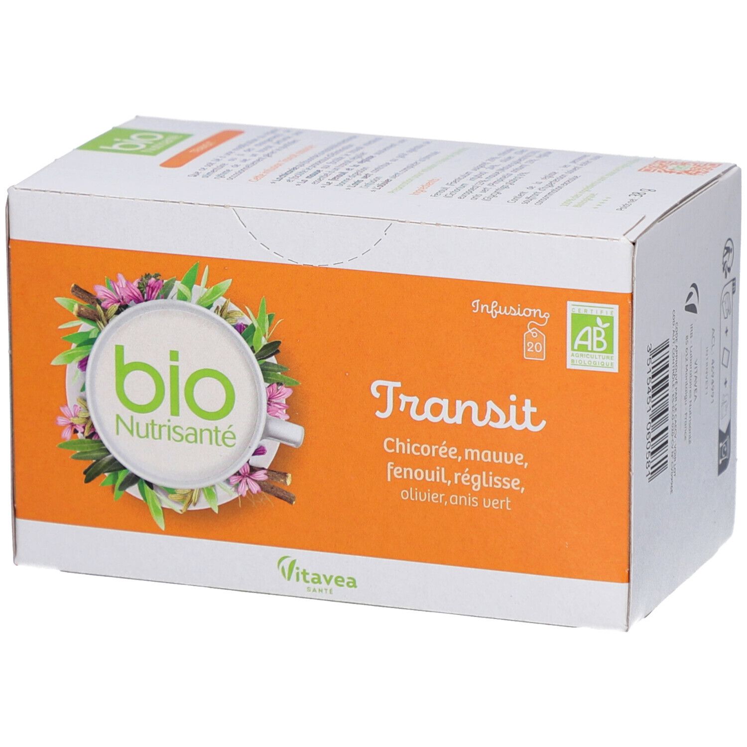 Infusie Bio Transit 20 St - Farmaline