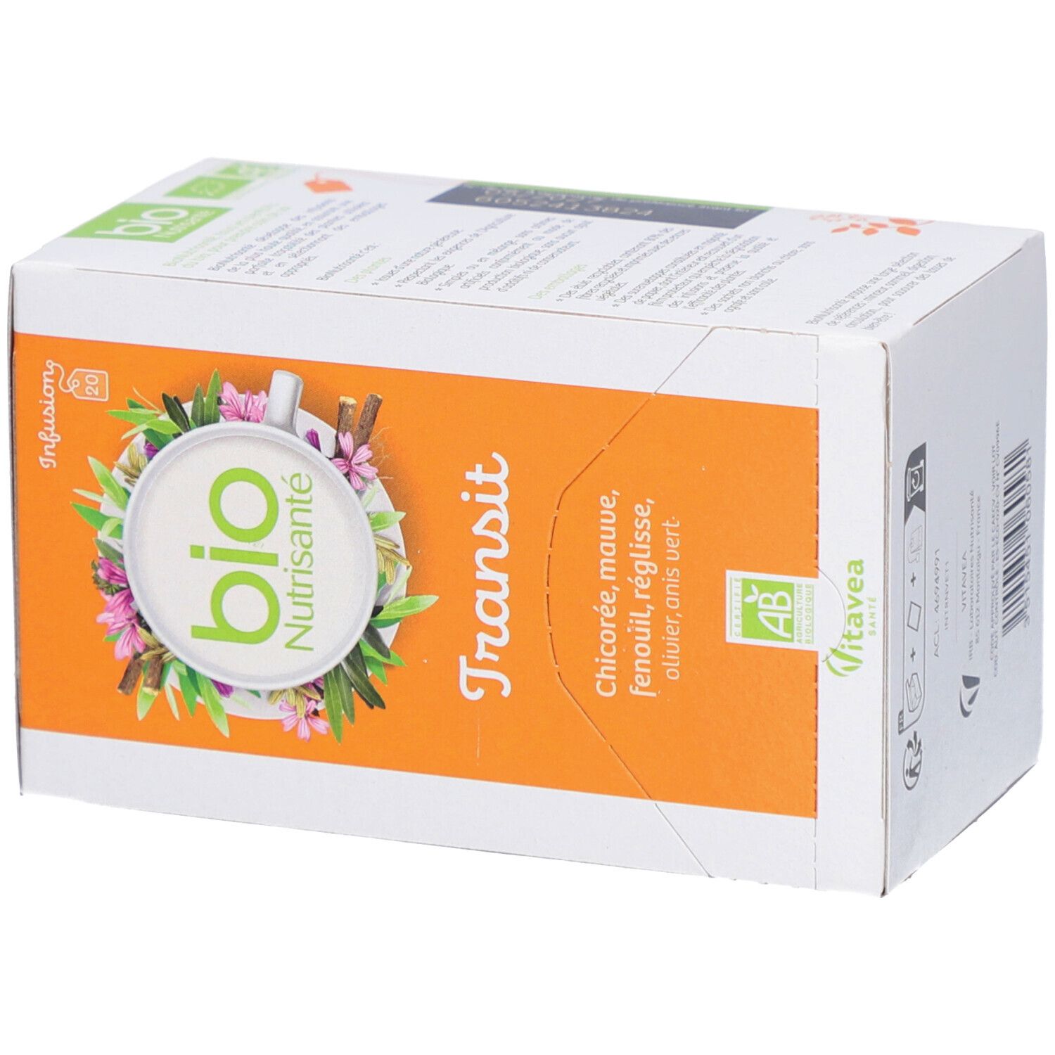 Infusie Bio Transit 20 St - Farmaline