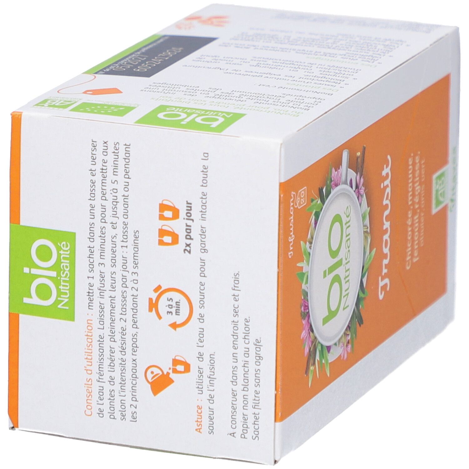 Infusie Bio Transit 20 St - Farmaline