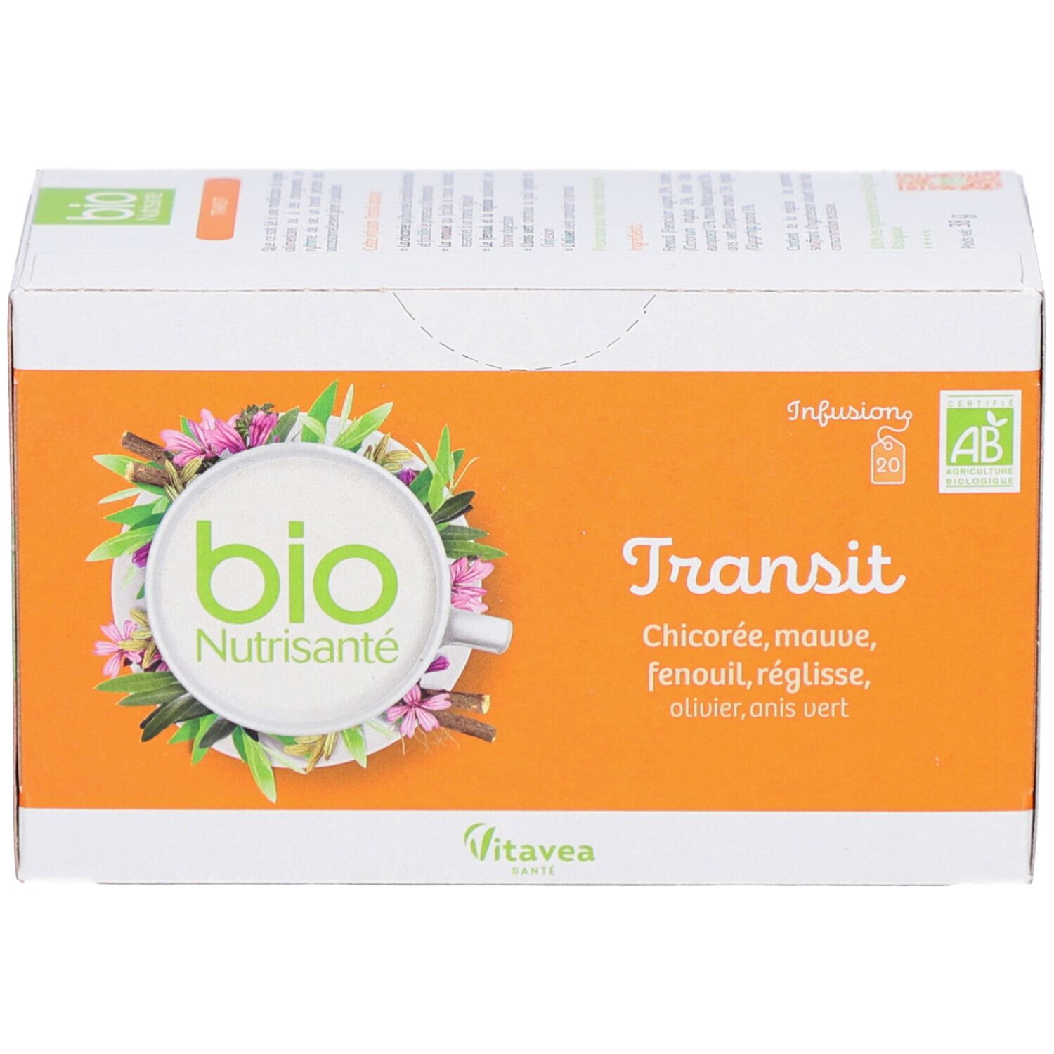 Infusie Bio Transit 20 St - Farmaline