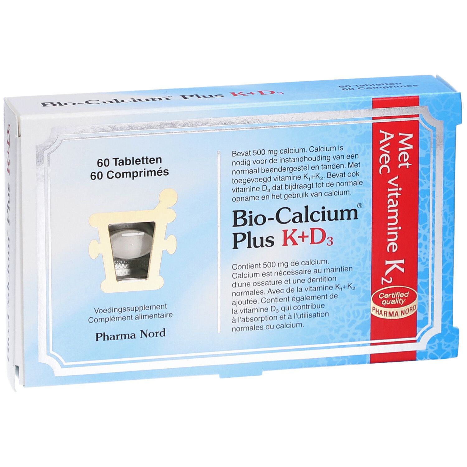 Pharma Nord Bio-Calcium Plus K+D3 60 St - Farmaline