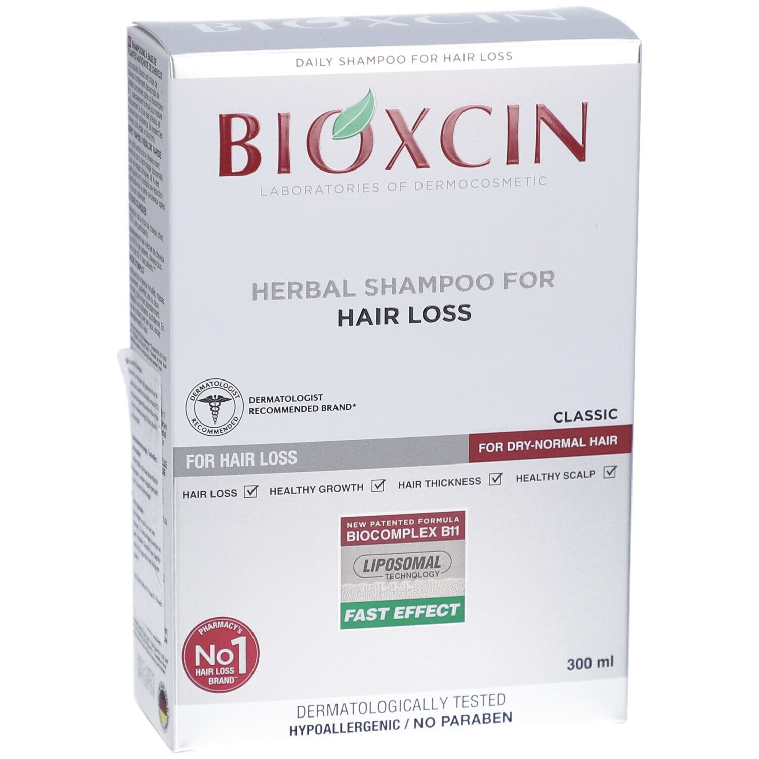 Bioxsine Shampoo Haaruitval/Normaal Haar 300 ml - Farmaline