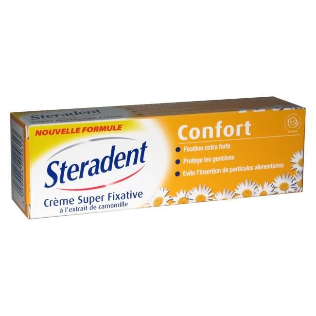 Steradent Fixative Camomille 40 g - Farmaline