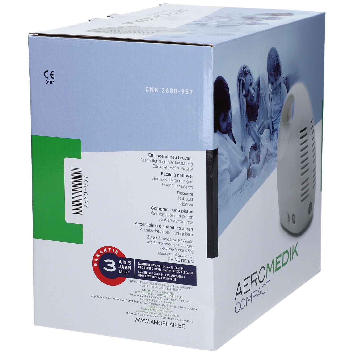 Aerosol AeroMEDIK Compact 1 St - Farmaline