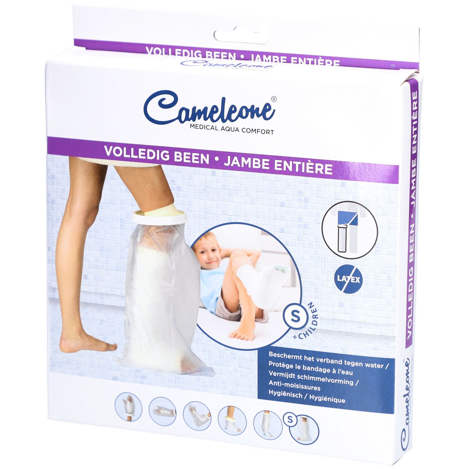 Cameleone Aquaprotection Jambe Entiere Transparant S 1 pc(s) - Farmaline