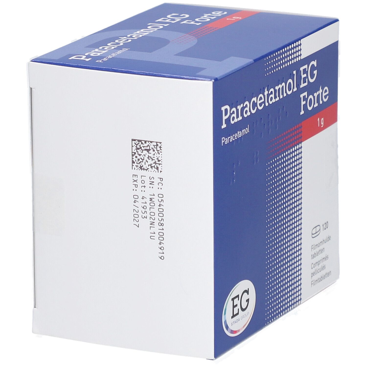 Paracetamol EG Forte 1g 120 St - Farmaline
