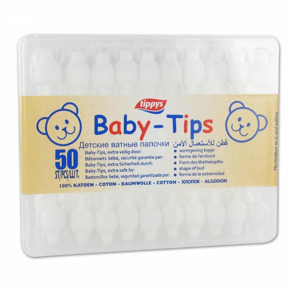 Tippys Baby-tips Cotons-tiges 50 pc(s) - Farmaline