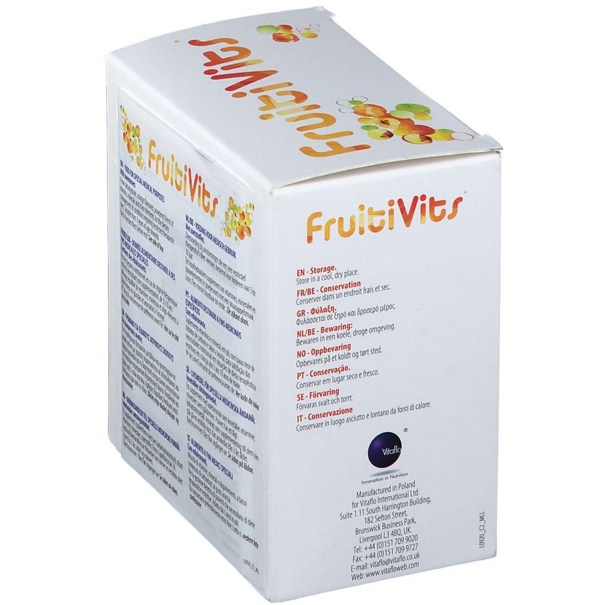 Vitaflo Fruitivits 30x6 g - Farmaline