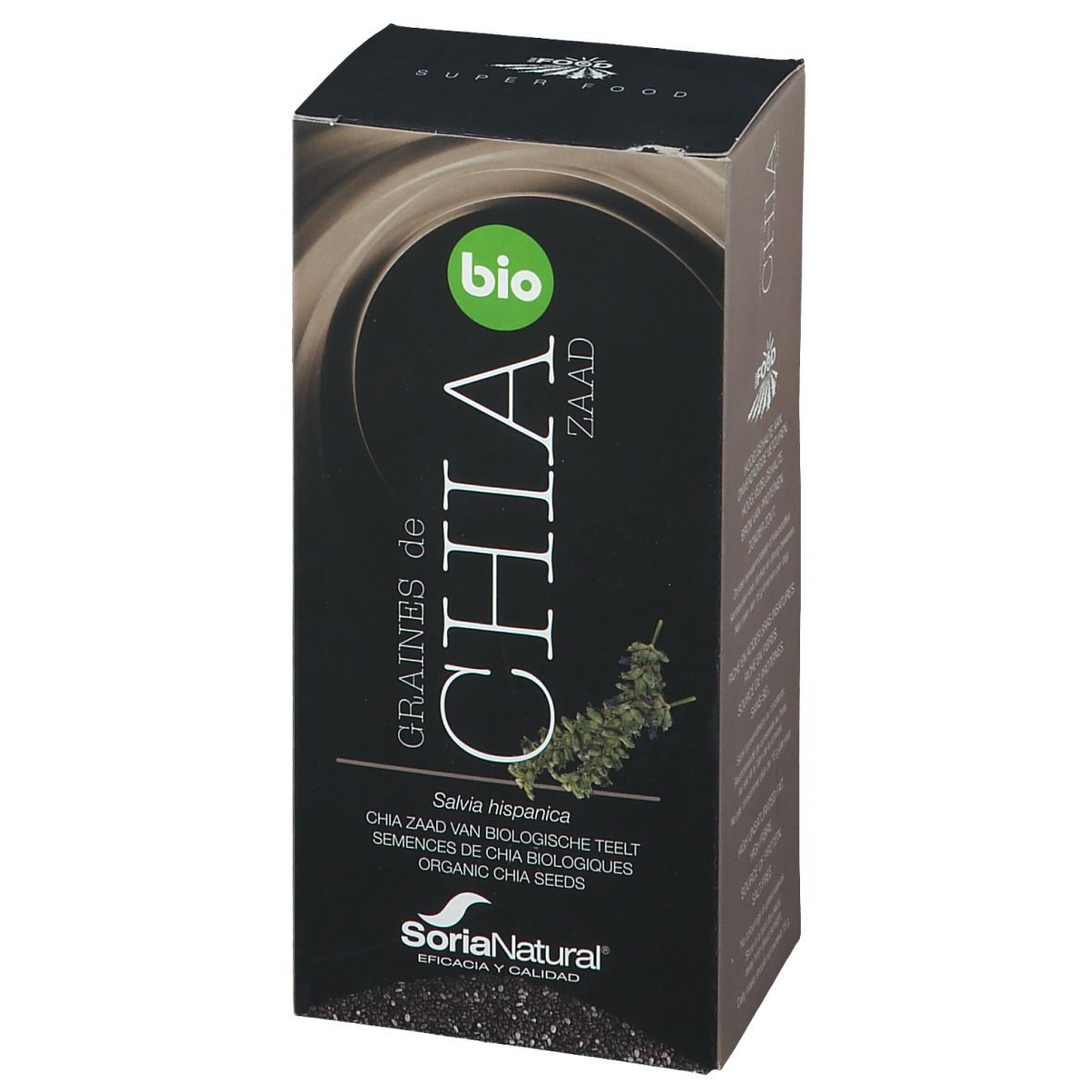 Soria Natural Chia Zaadjes 250 g - Farmaline