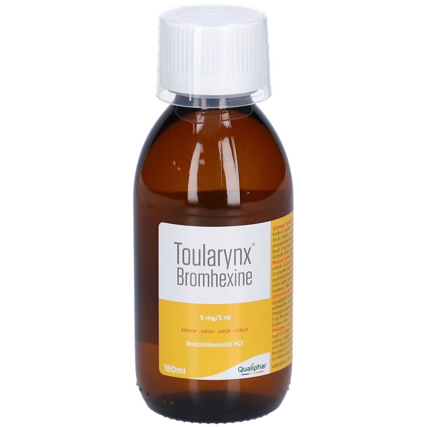 Toularynx Bromhexine Slijmhoest 180 ml - Farmaline