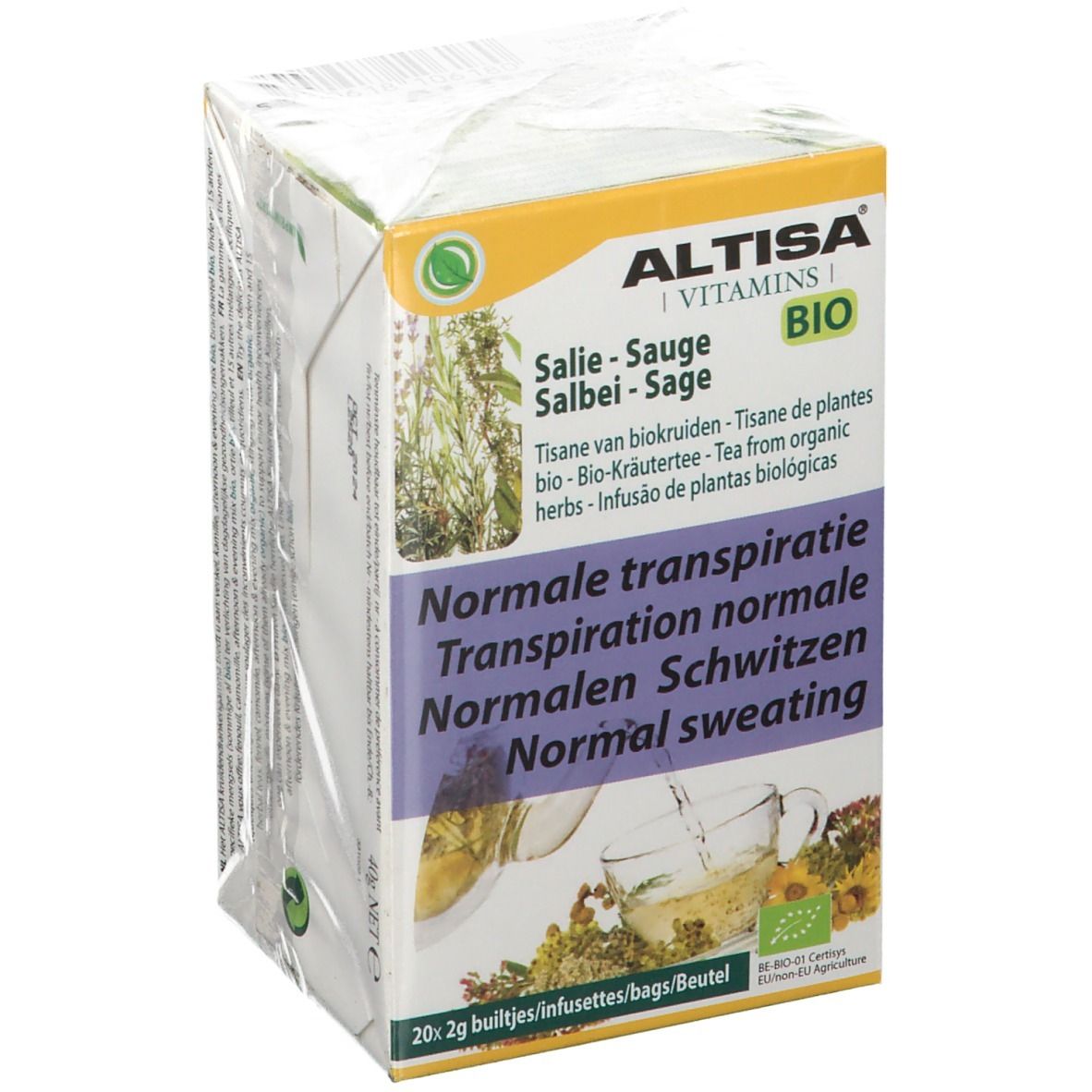 Altisa Thee Salie Bio 20 St - Farmaline