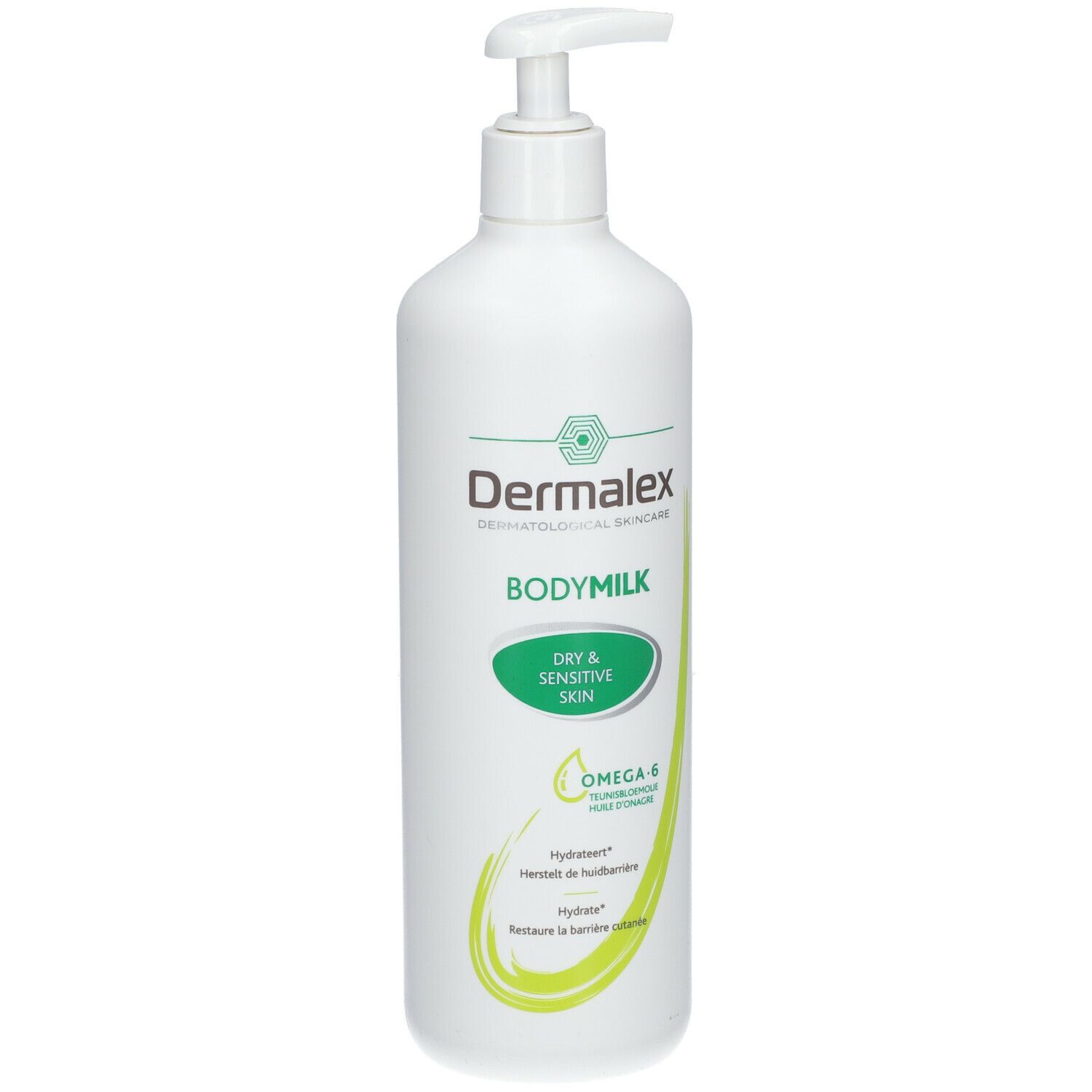 Dermalex Hydraterende Bodymilk - Droge en Gevoelige Huid 500 ml - Farmaline