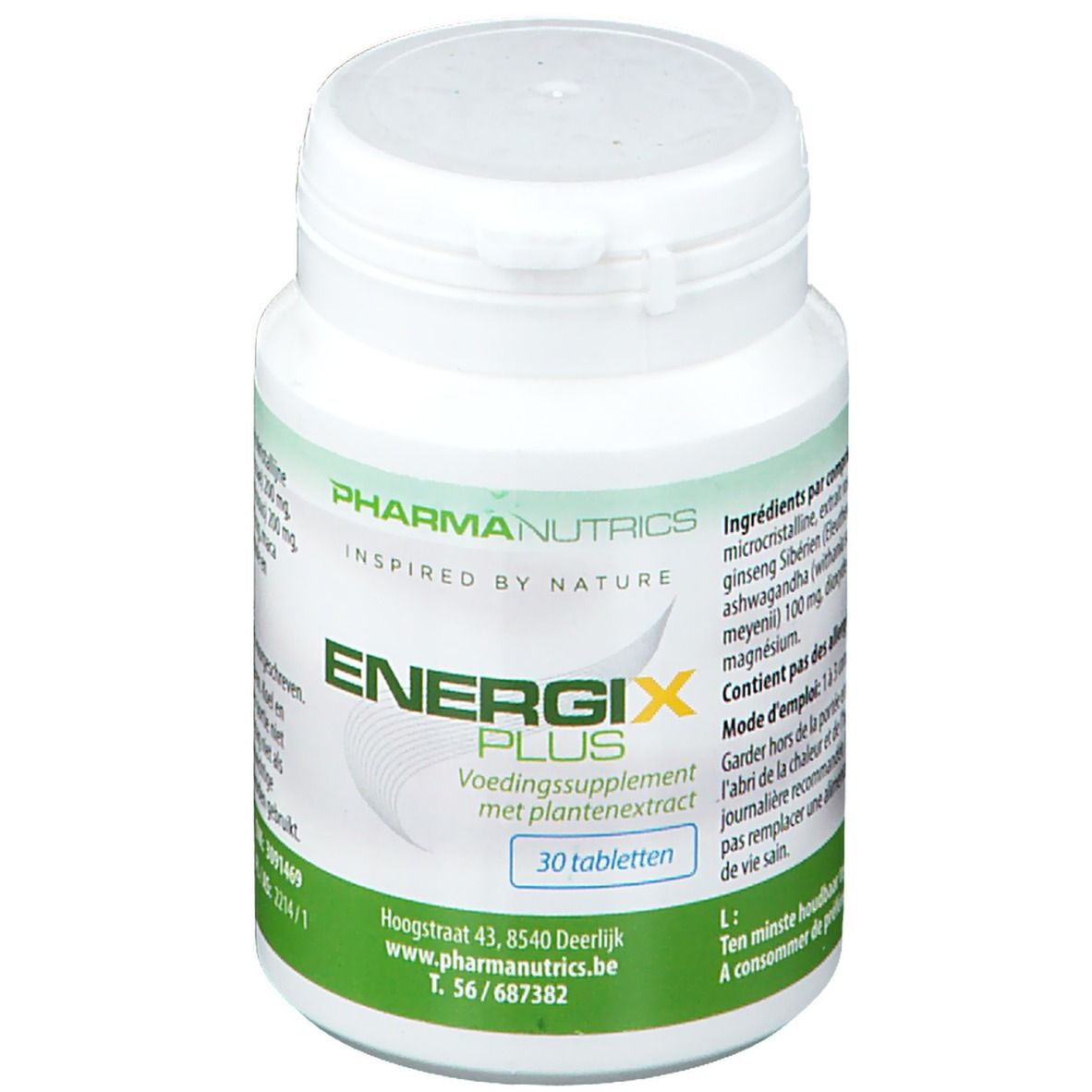 PharmaNutrics Energix Plus 30 St - Farmaline