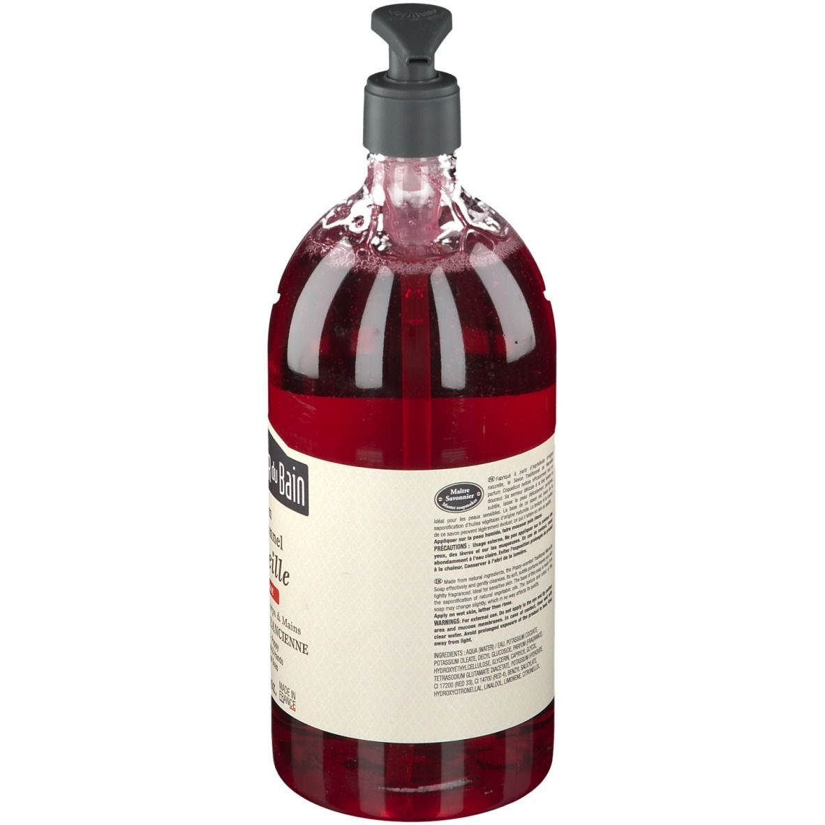 Le Comptoir du Bain Savon Traditionnel de Marseille Coquelicot 1 l ...