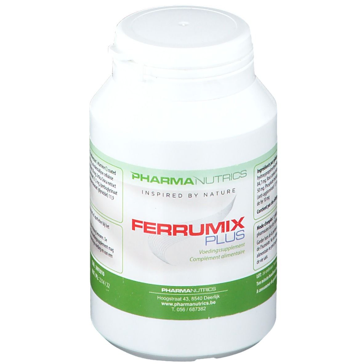 PharmaNutrics Ferrumix Plus 60 St - farmaline.be