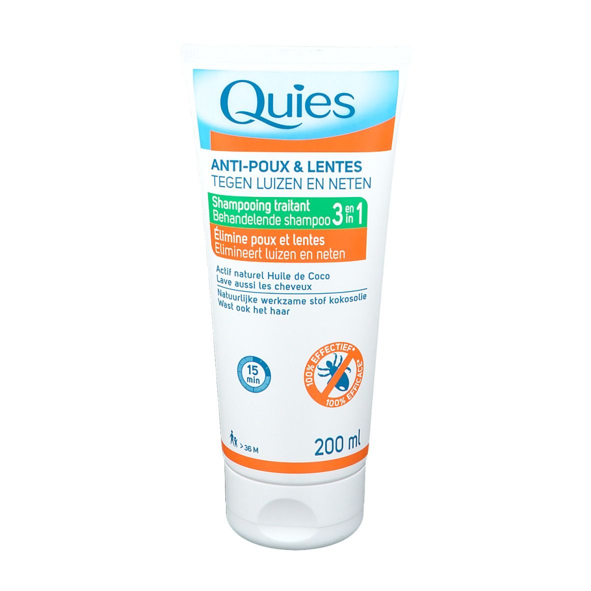 Quies Anti-Luizen Shampoo 200 ml - Farmaline