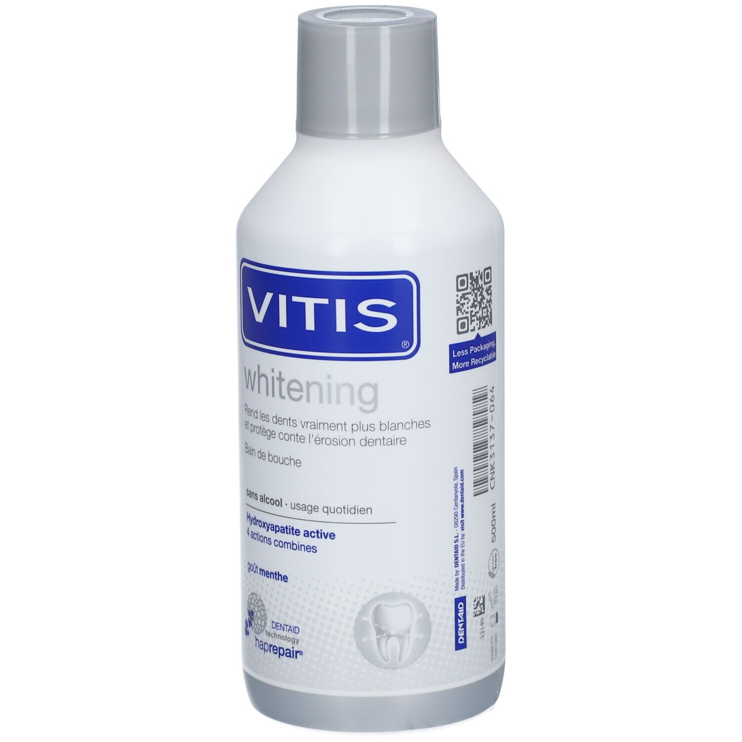 Vitis Whitening Mondwater 500 ml - farmaline.be