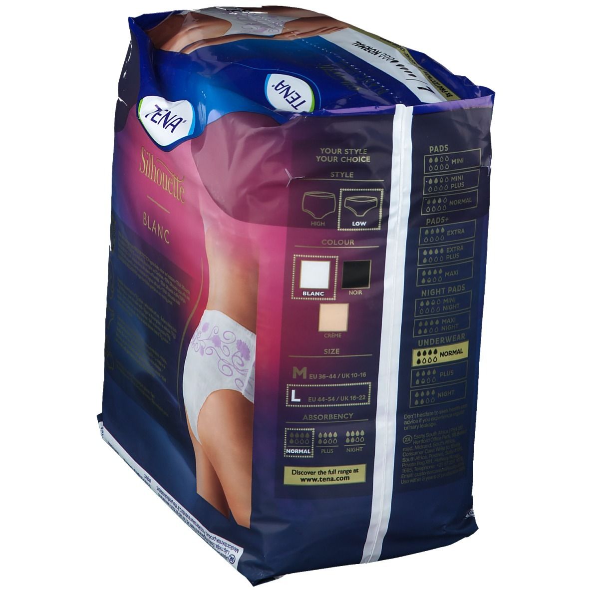 TENA Silhouette Normal Large 10 pc(s) - Farmaline