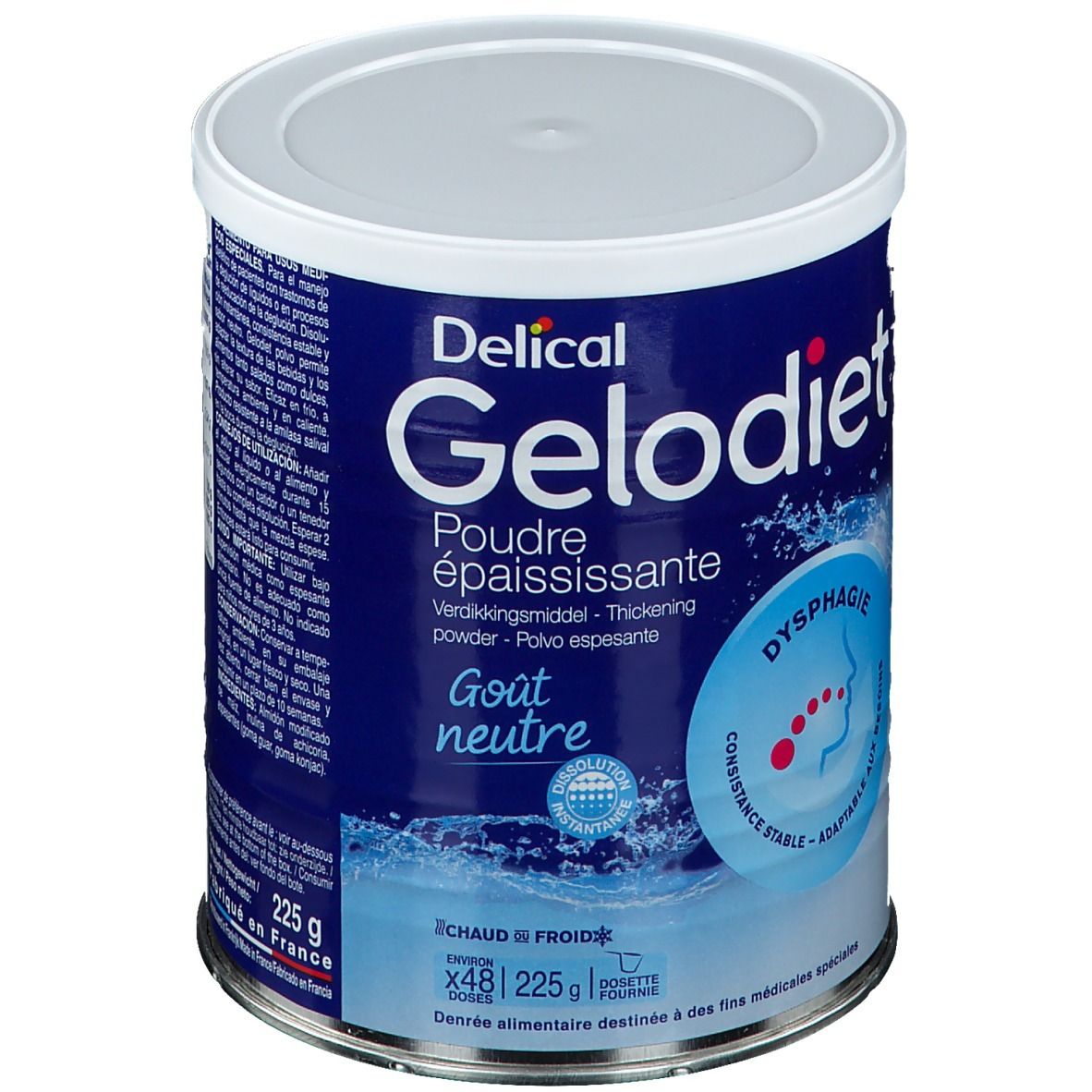 Delical Gelodiet Poudre Epaissisant 225 g - Farmaline