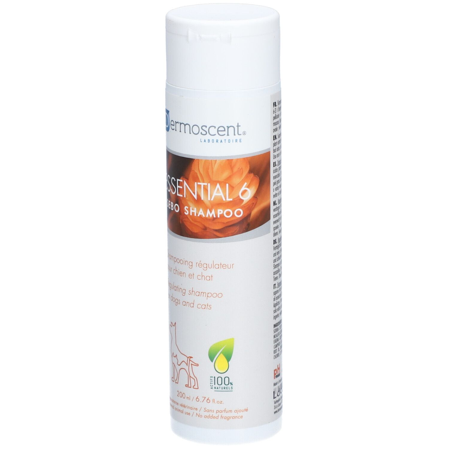 Dermoscent Essential 6 Sebo Shampoo Hond/Kat 200 ml - Farmaline