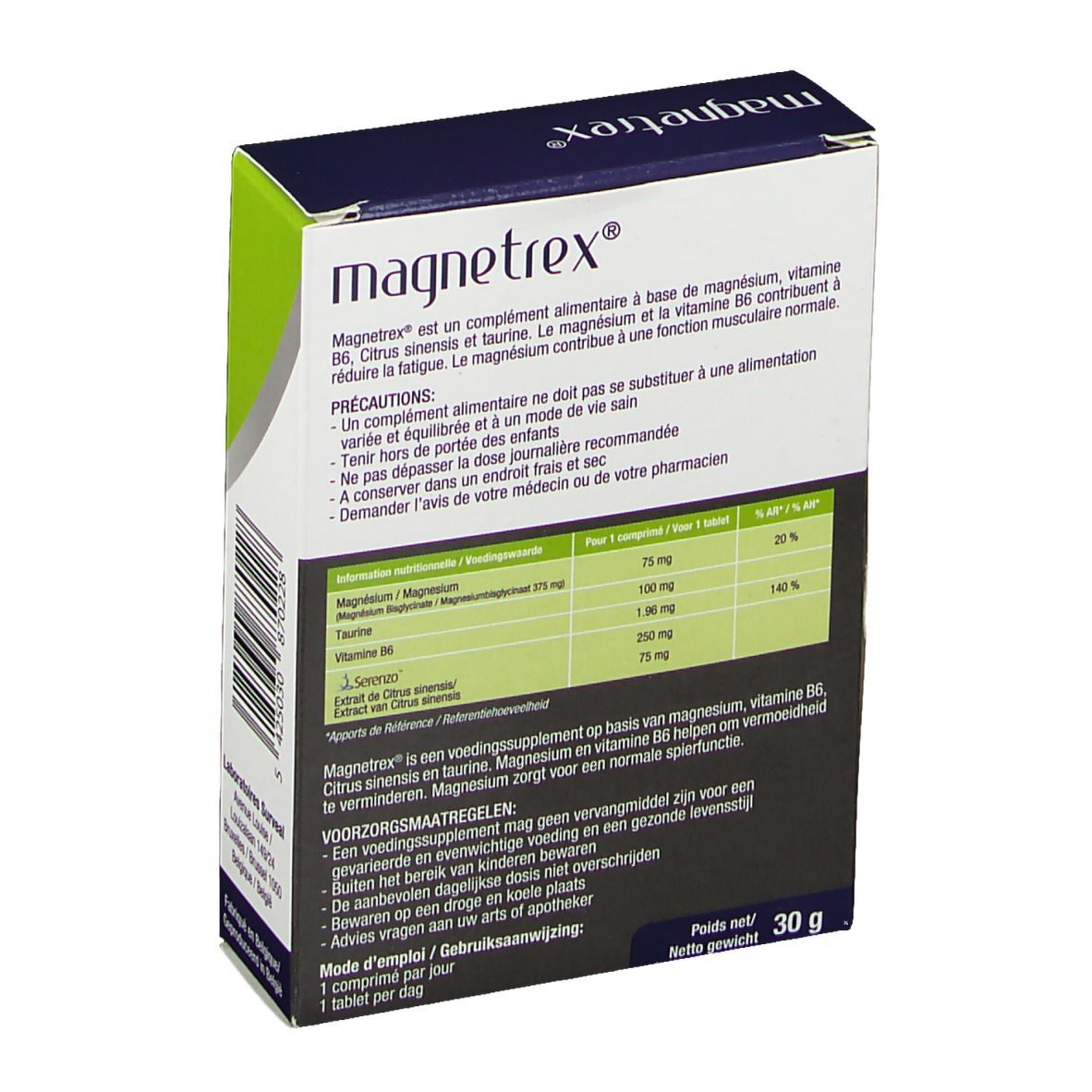 Magnetrex 30 St - Farmaline