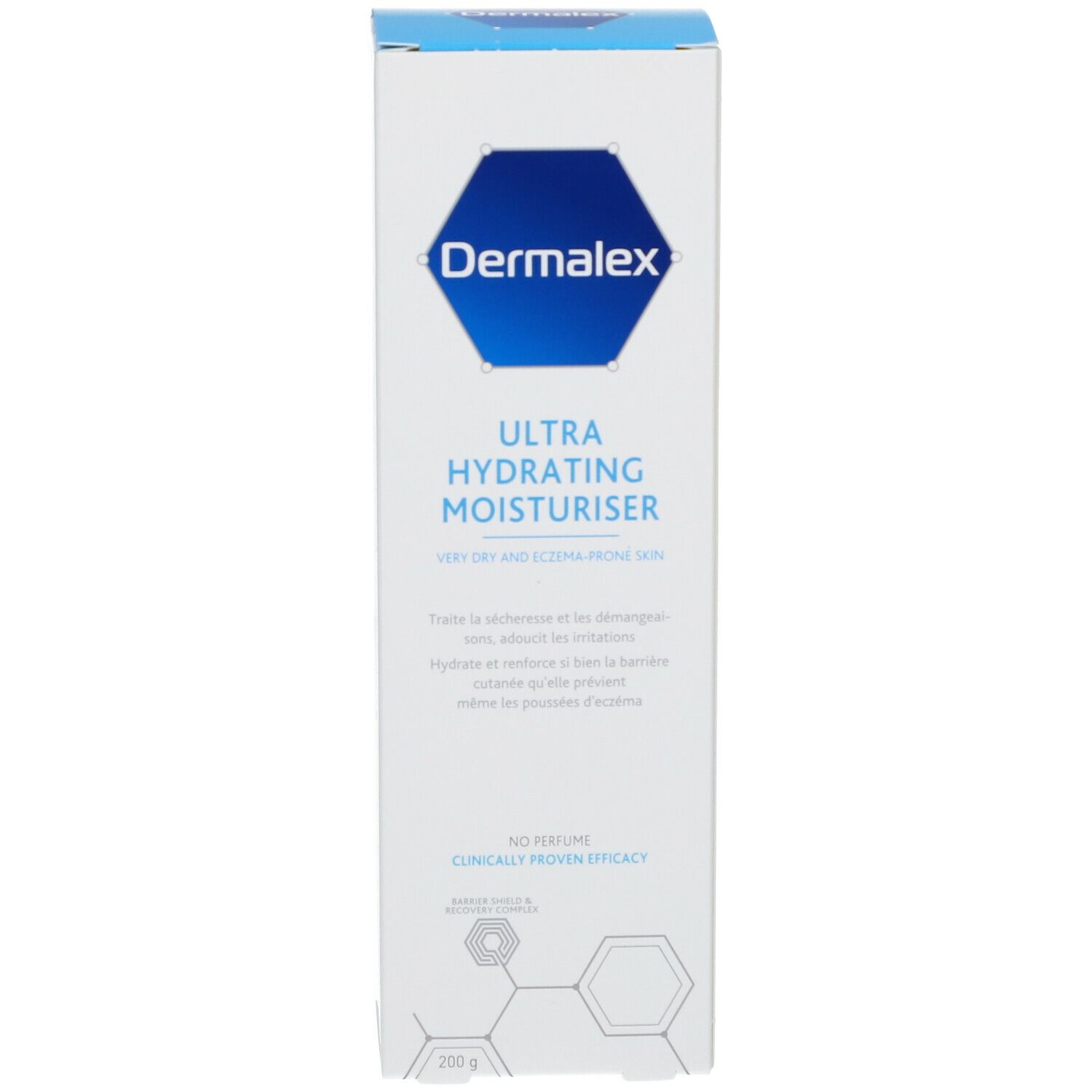 Dermalex Ultra Hydrating Moisturiser - Droge Huid 200 g - Farmaline