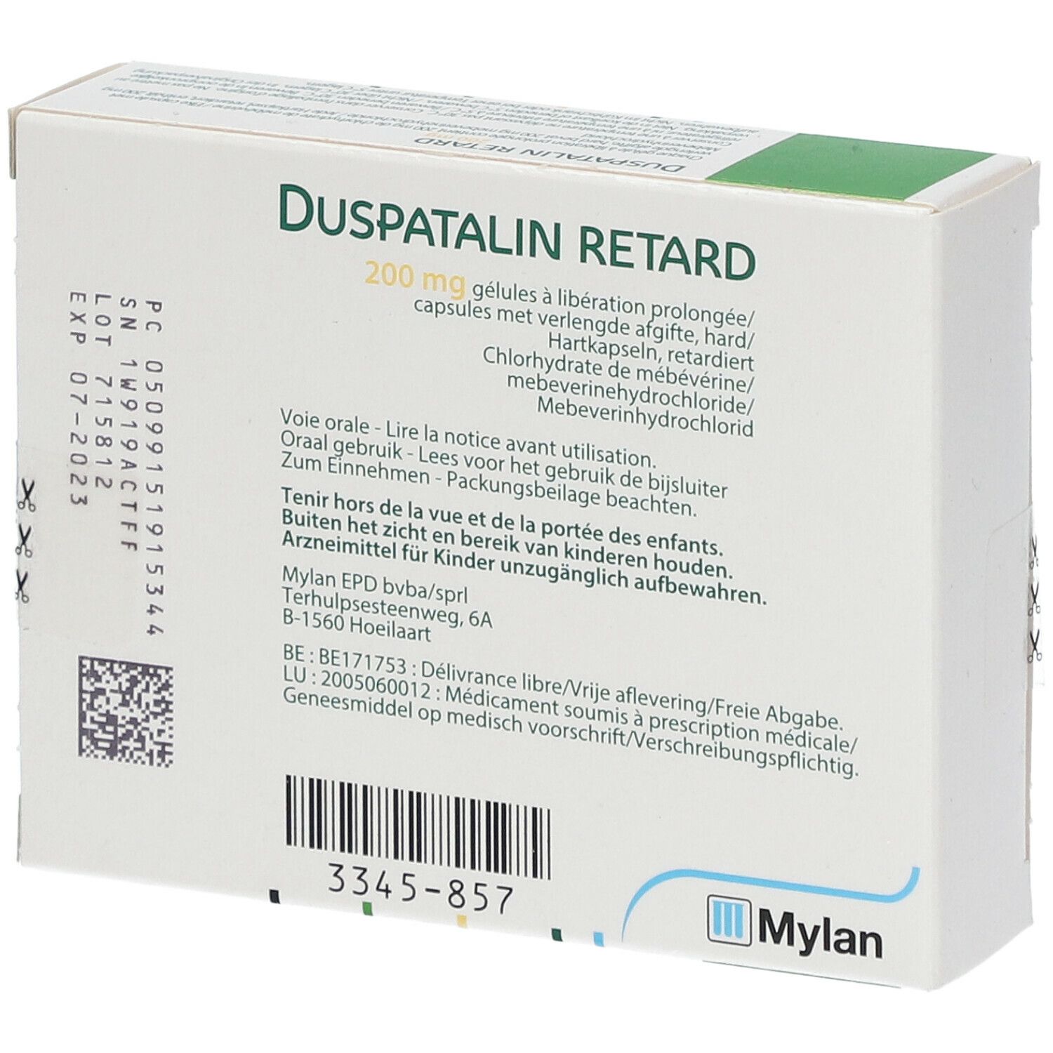 Duspatalin Retard 200mg 30 St - Farmaline