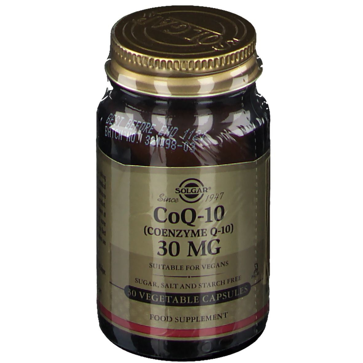 Solgar Co-Enzyme Q10 30 mg 30 St - Farmaline