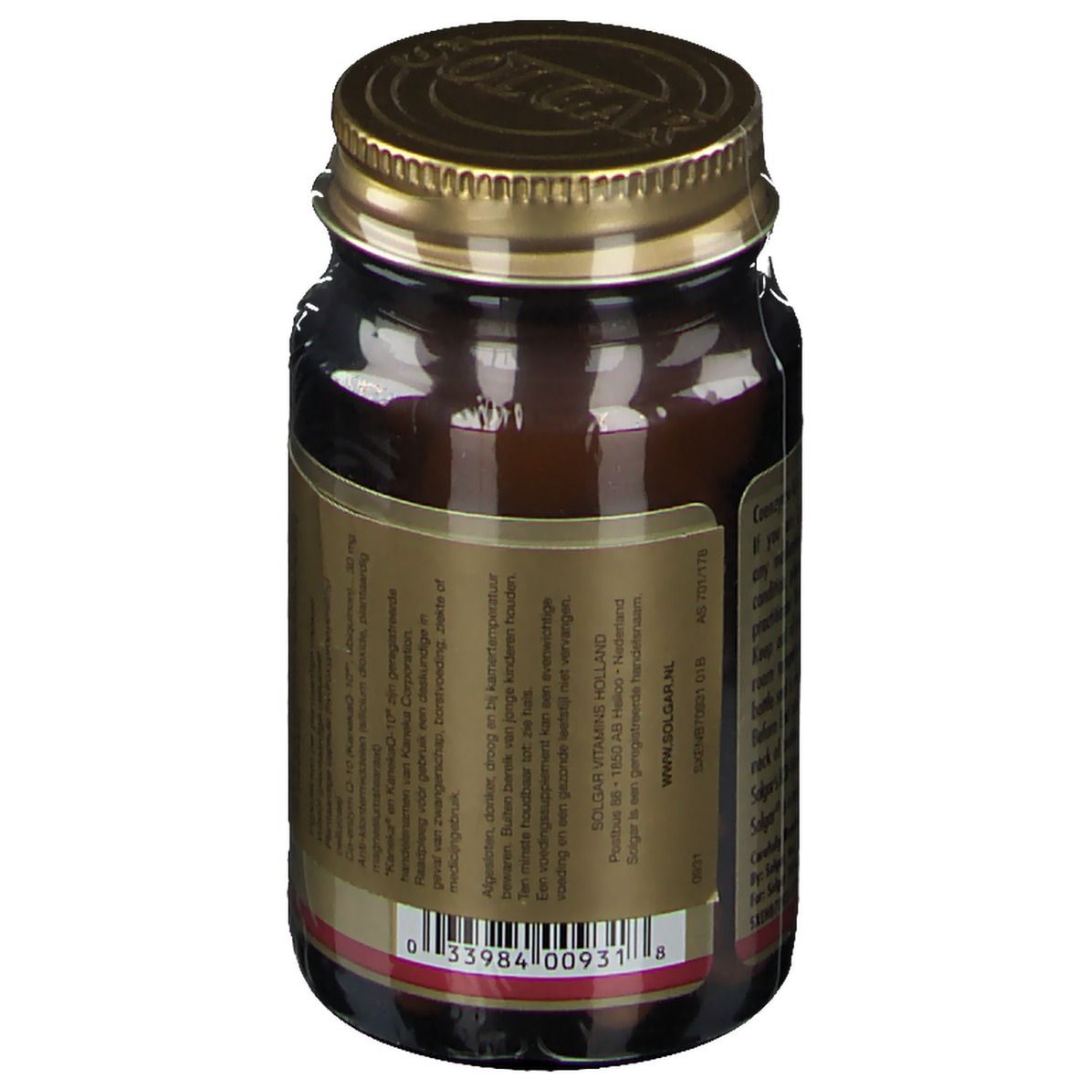 Solgar Co-Enzyme Q10 30 mg 30 St - Farmaline