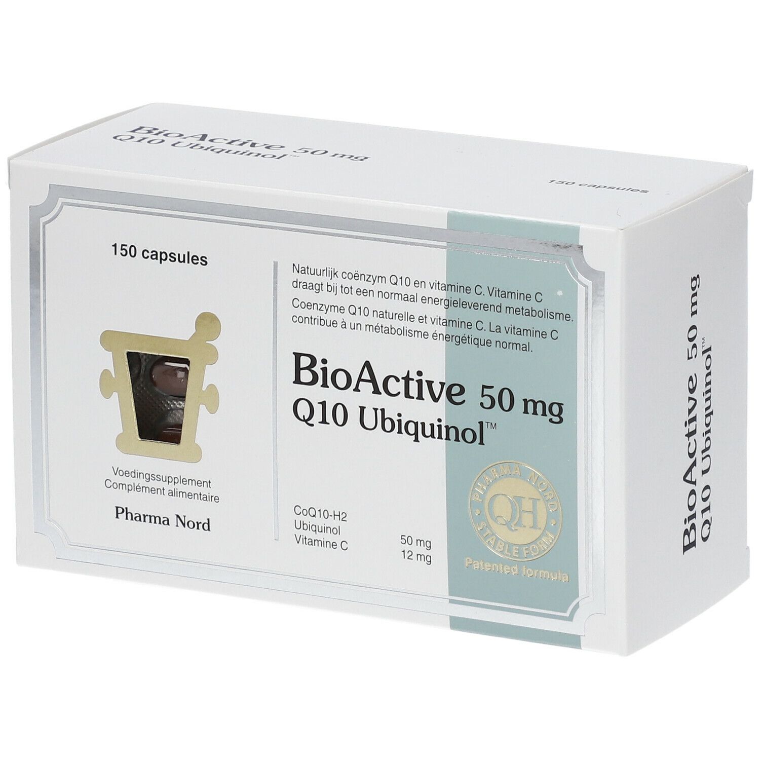 Pharma Nord BioActive Q10 50mg | ubiquinol | Energie 150 St - Farmaline