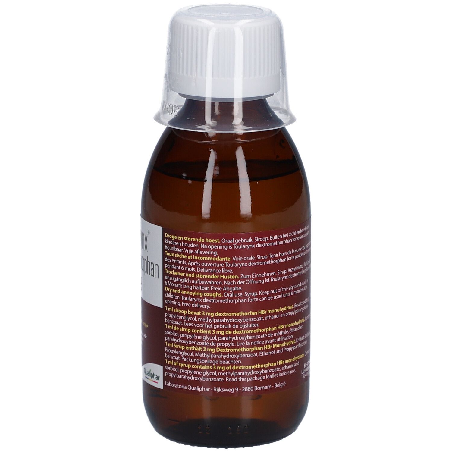 Toularynx Dextromethorpan Forte Droge Hoest 160 ml - Farmaline
