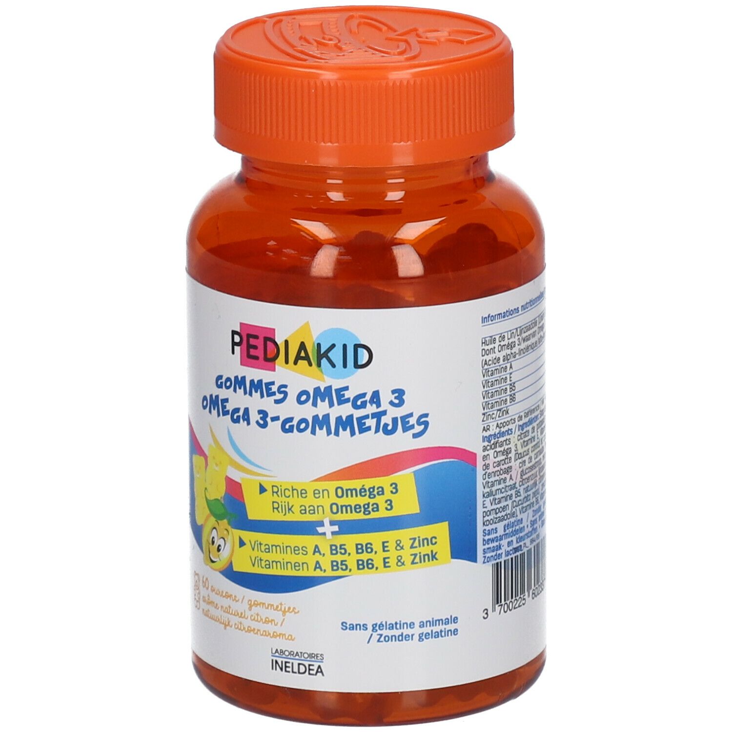 Pediakid Omega 3 Gummies 60 St - Farmaline