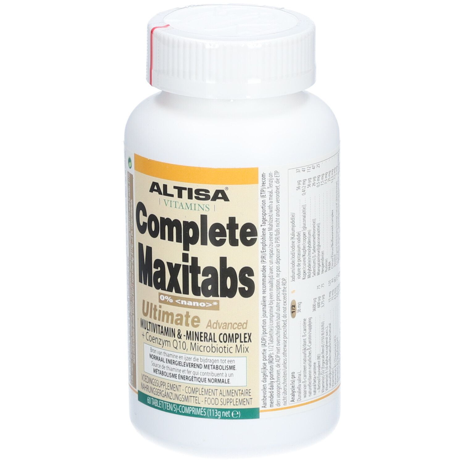 Altisa Complete Maxitabs Ultimate + Q10 60 St - Farmaline
