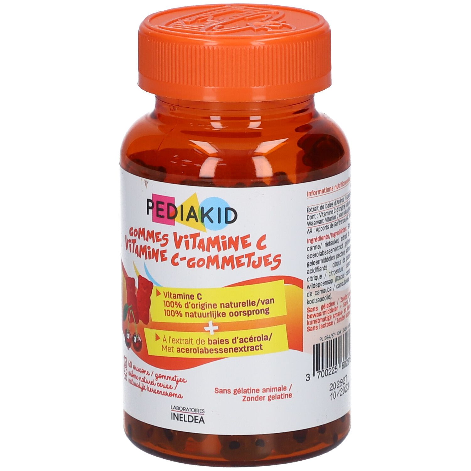 Pediakid Vitamine C Gummies 60 St - Farmaline