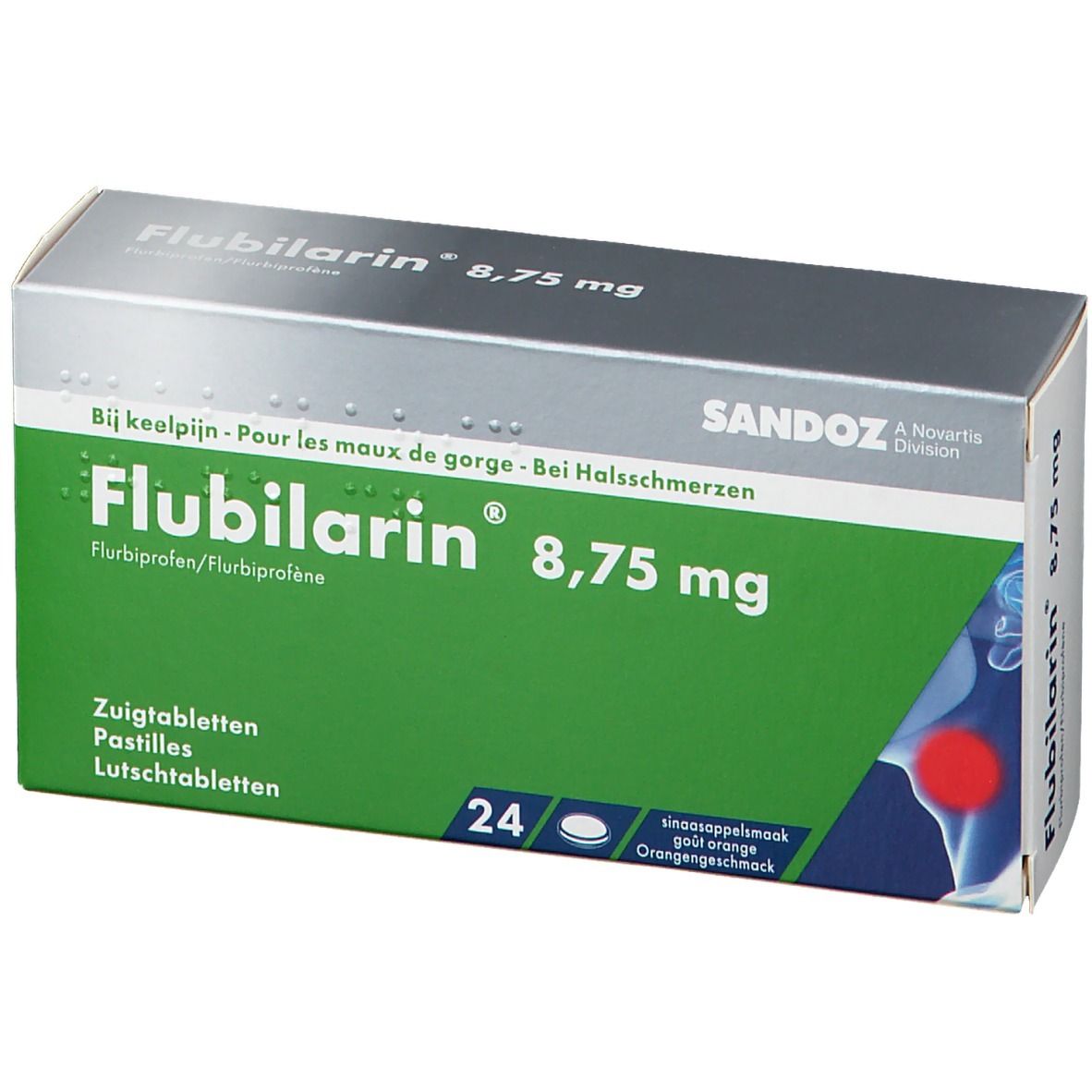 Flubilarin Sandoz 8,75 mg 24 St - Farmaline