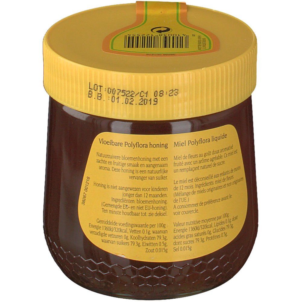 Melapi Vloeibare Polyflora Honing 500 g - Farmaline