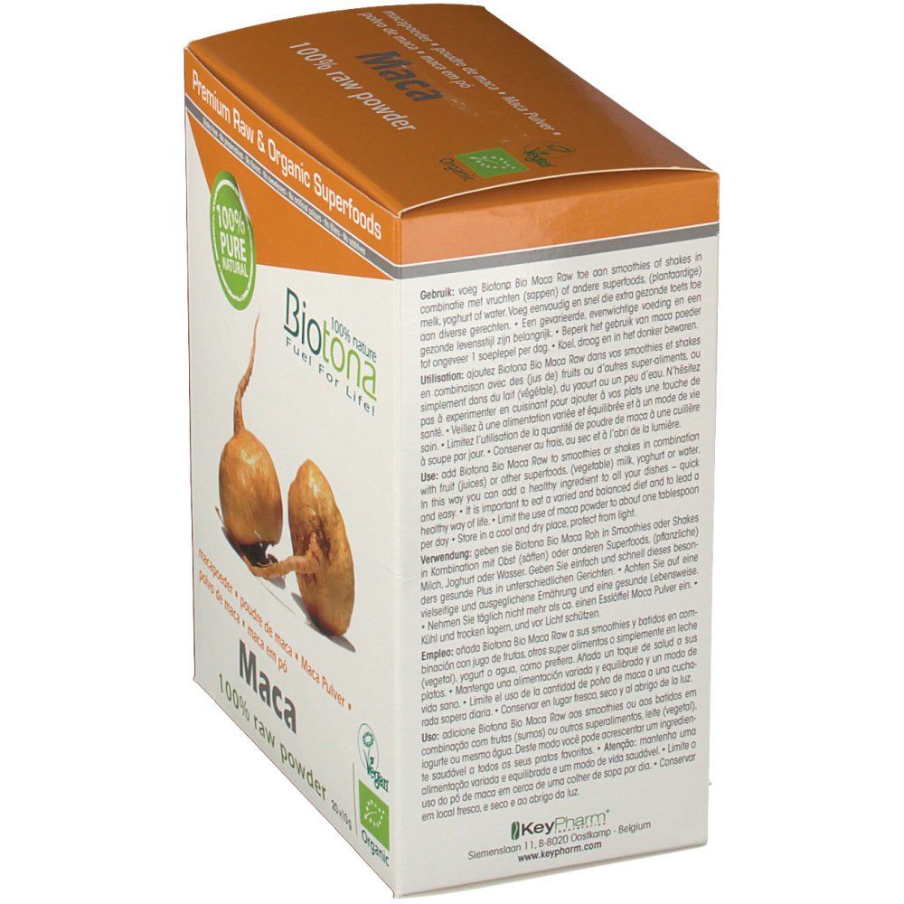 Biotona Bio Maca 20x10 g - Farmaline