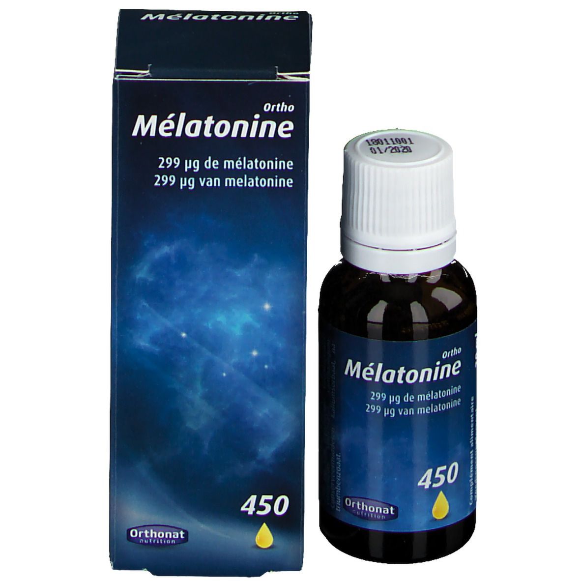 Ortho Mélatonine Gouttes 20 ml - Farmaline