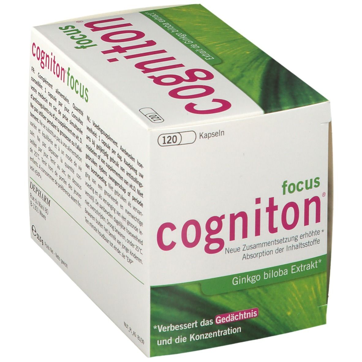 Cogniton Focus Mémoire & Concentration 120 pc(s) - Farmaline