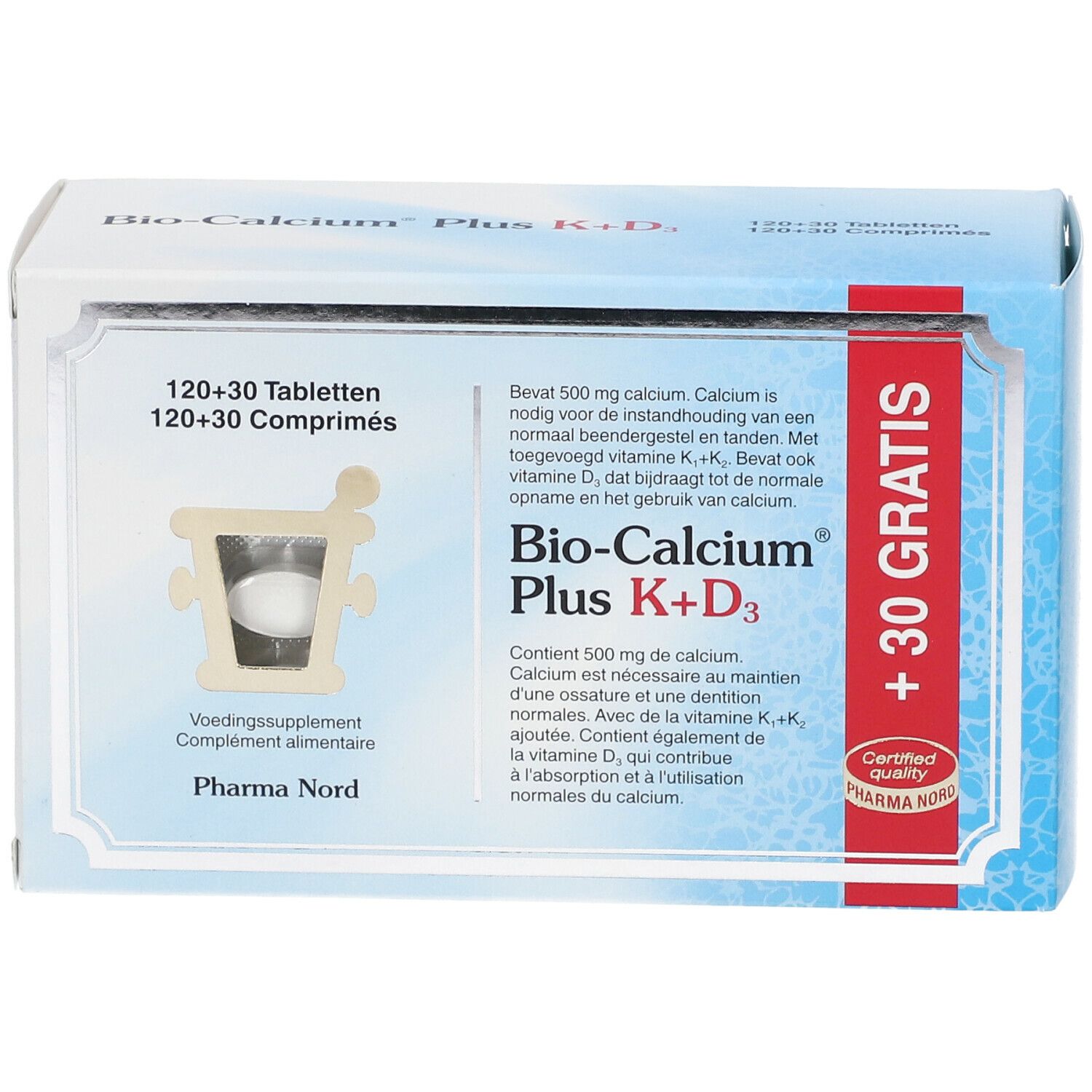 Pharma Nord Bio-Calcium Plus K+D3 120+30 Tabletten GRATIS 120+30 St ...