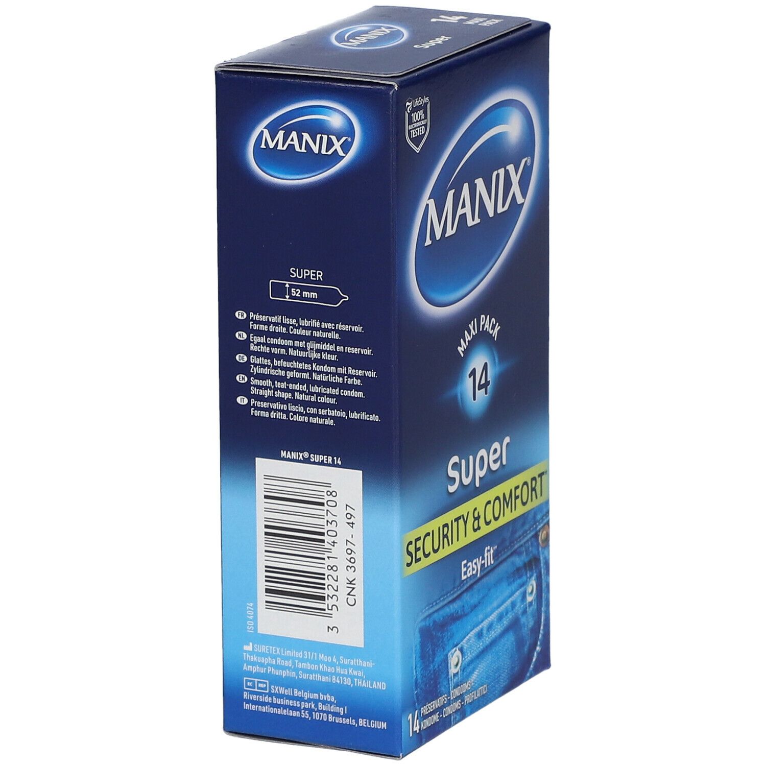 Manix Super Préservatifs 14 pc(s) - Farmaline