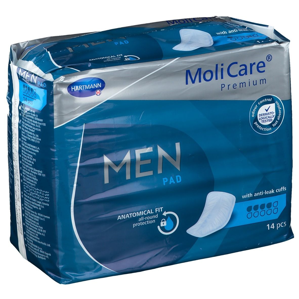 MoliCare® Premium Men Pad 4 Drops 14 pc(s) - Farmaline