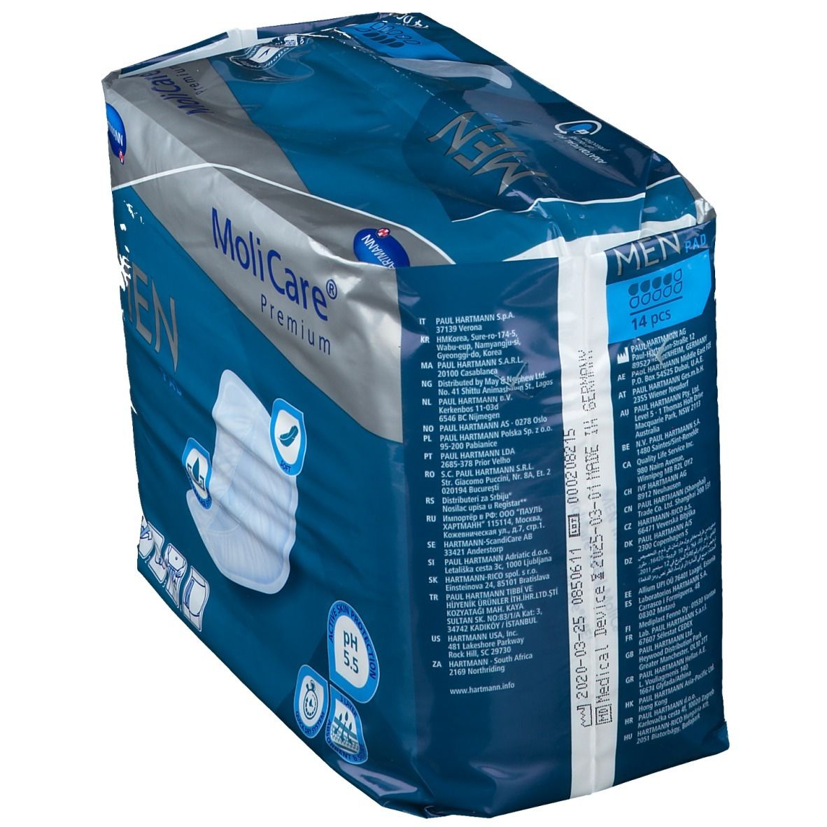 MoliCare® Premium Men Pad 4 Drops 14 pc(s) - Farmaline