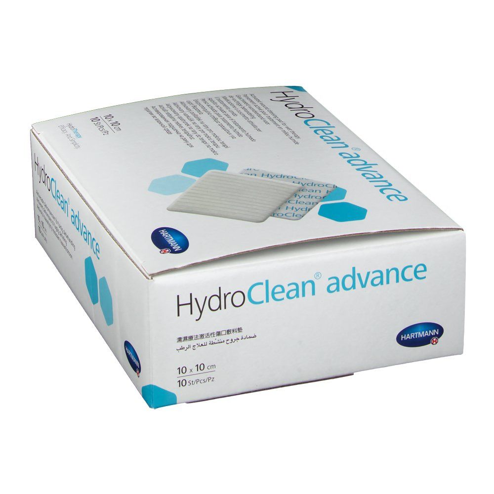 Hartmann Hydroclean Advance 10x10cm 6097722 10 St - Farmaline