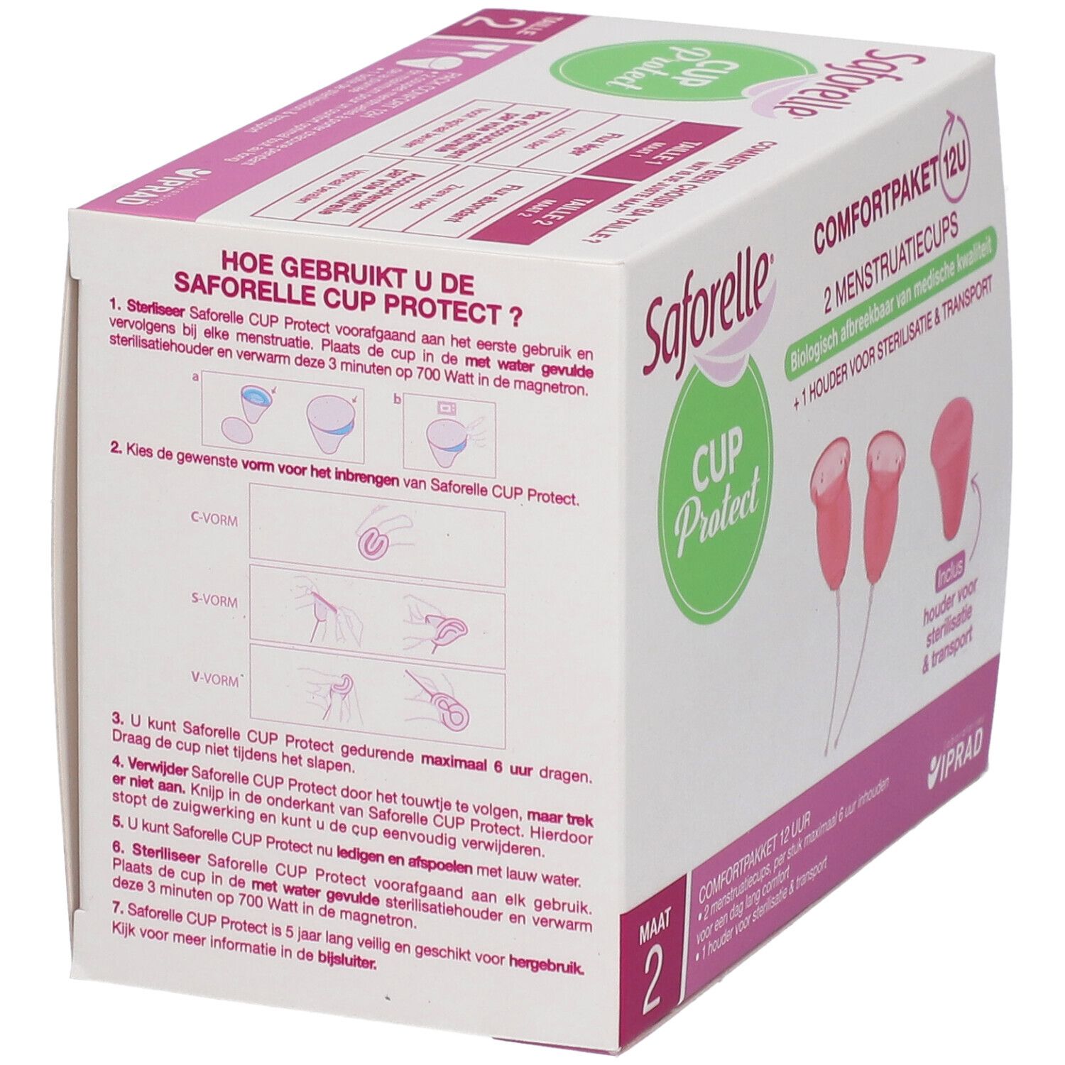 Saforelle® Cup Protect Coupe Menstruelle Taille 2 1 pc(s) - farmaline.be