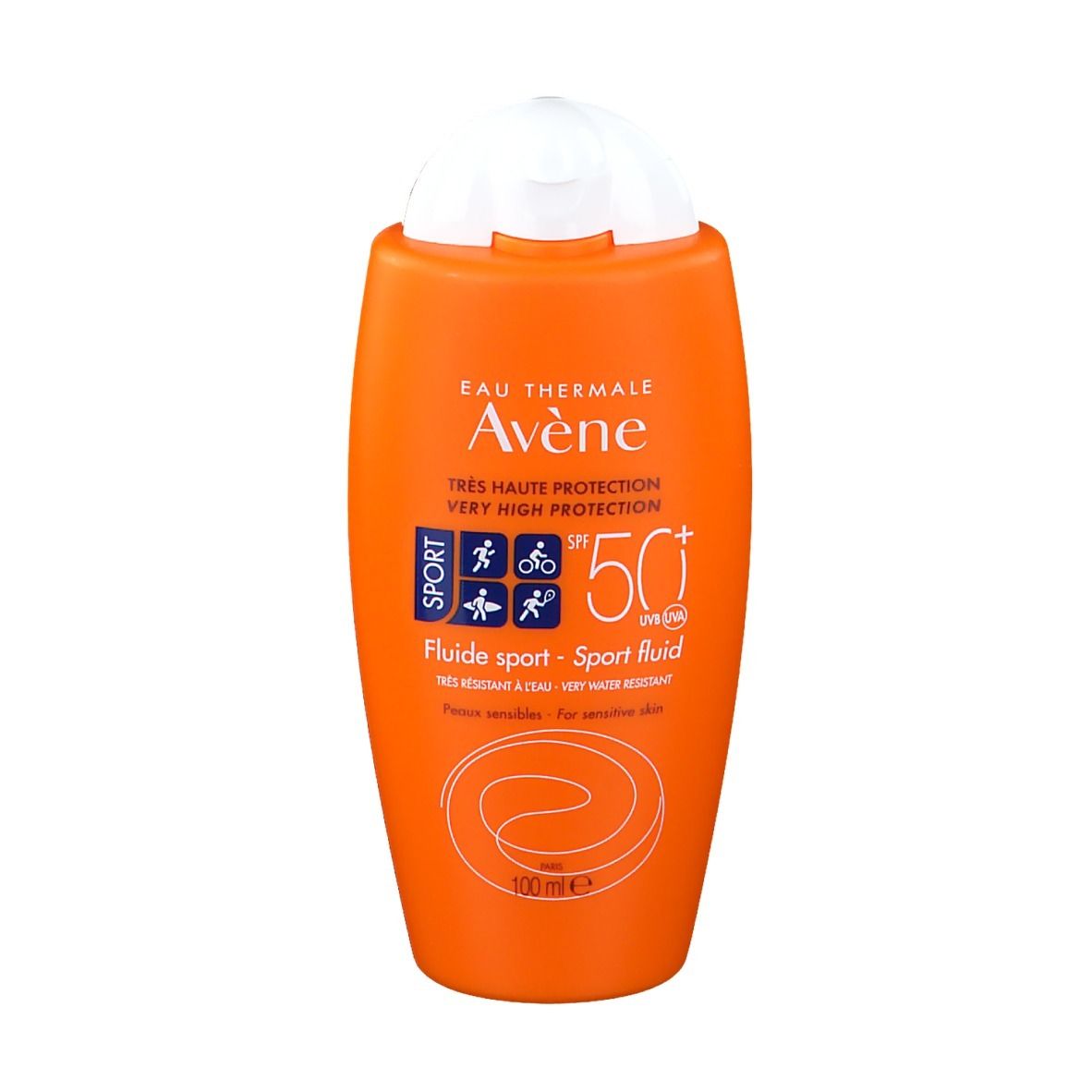 Avène Zon Fluide Sport SPF50+ 100 ml - farmaline.be
