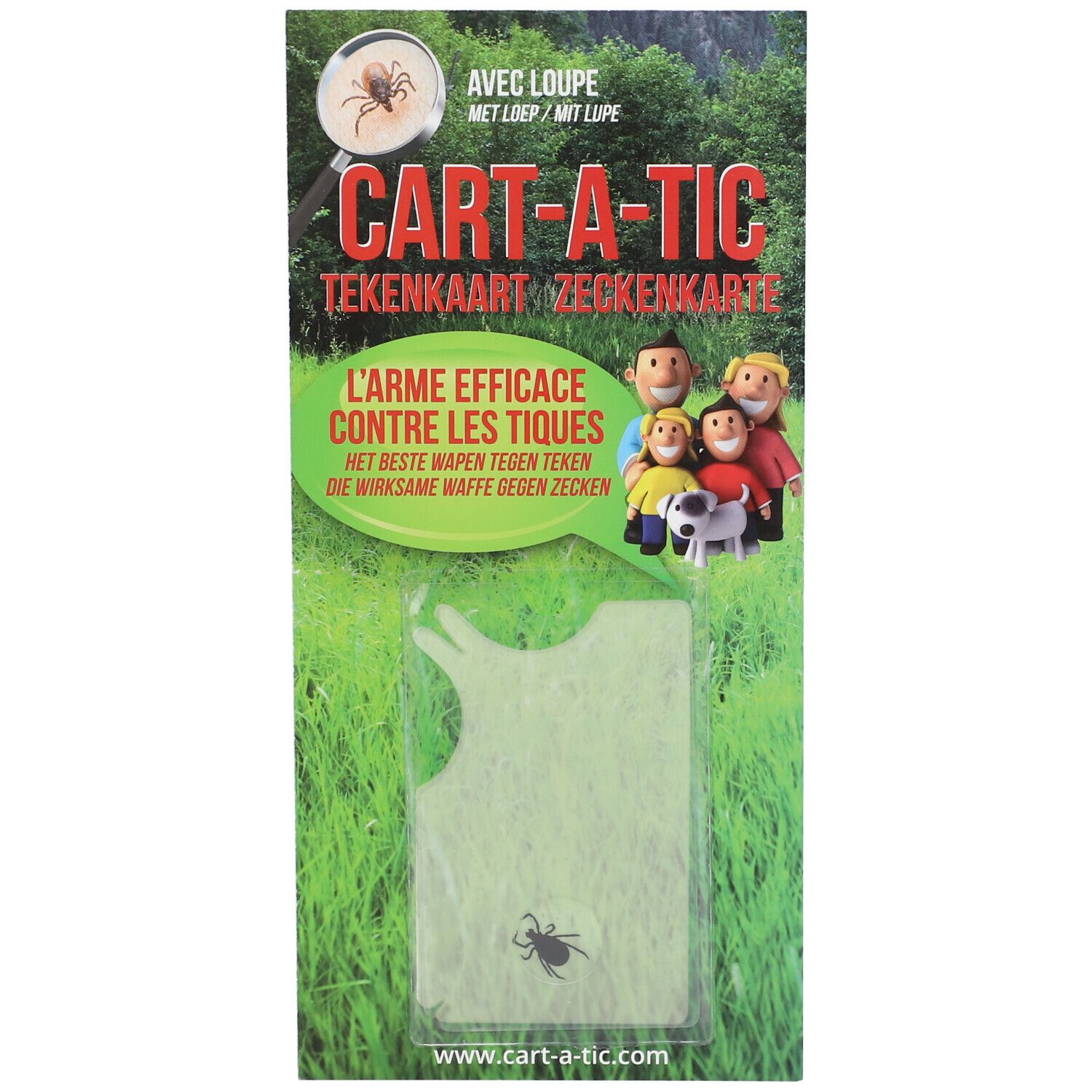 Cart-A-Tic Tekenkaart 1 St - Farmaline