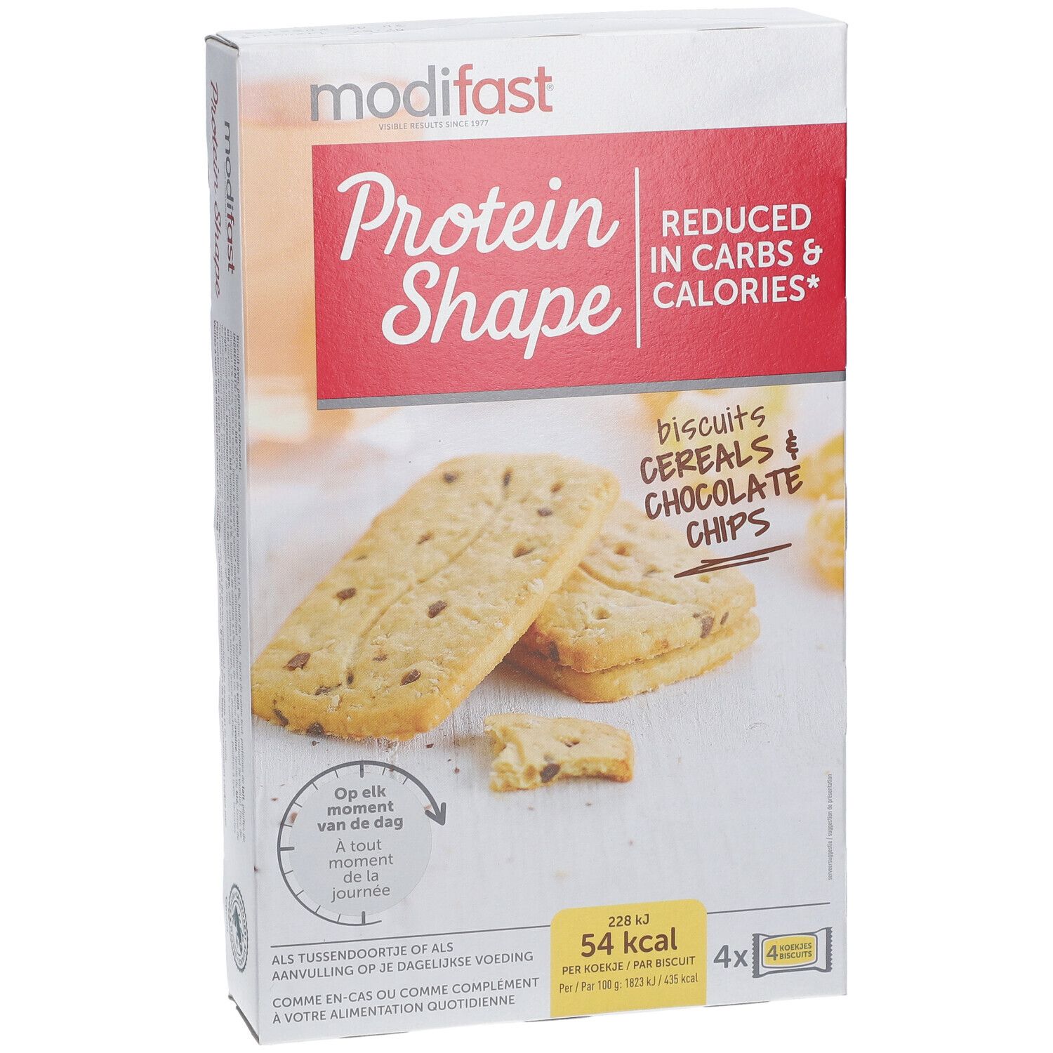 Modifast® Protein Shape Koekjes met Granen en Chocolade 200 g - Farmaline