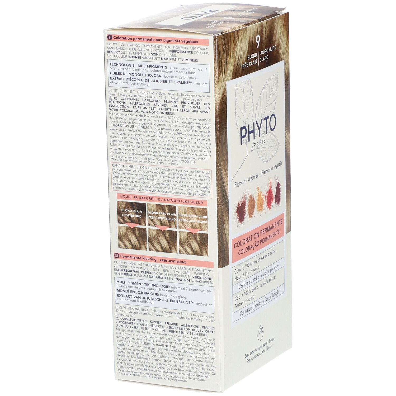 Phyto Phytocolor 9 Blond Très Clair 1 pc(s) - Farmaline